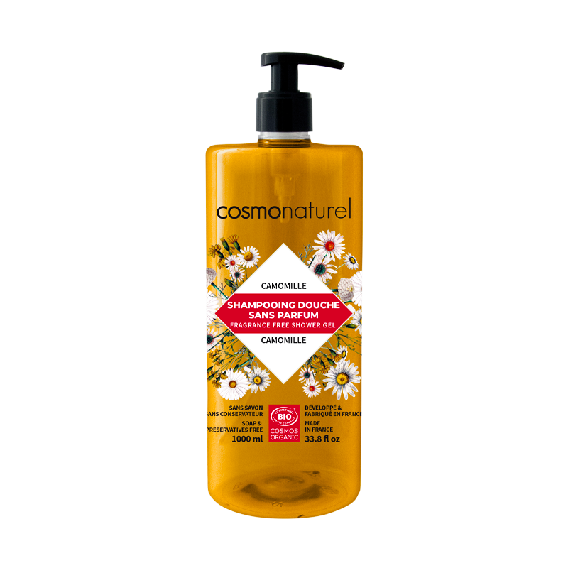Organic Camomile Fragrance-free Shower Gel & Shampoo – Cosmo Naturel